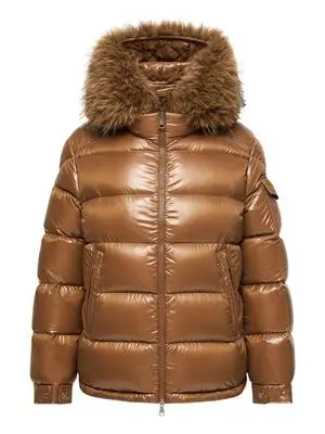 MONCLER Moncler Hypolais Short Down Jacket With Detachable Textured Accent