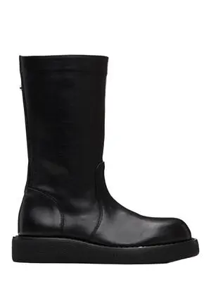 ANN DEMEULEMEESTER Kasi Mid-calf Zip Up Boots - Black