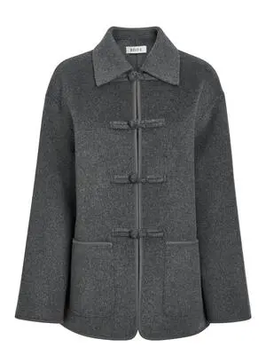 RÓHE Pankou Wool And Cashmere-blend Jacket - Dark Grey