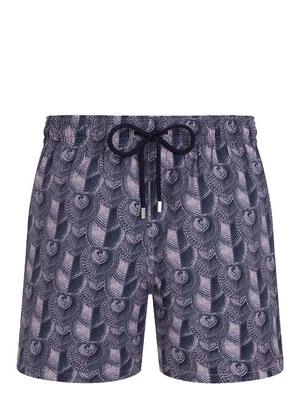 Vilebrequin Heart Shells Ultrafine Wool Swim Trunks - Pink