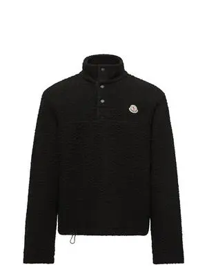 Moncler Moncler Collection Logo Knit Sweatshirt Black