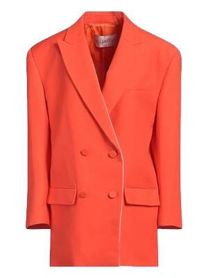 Valentino Garavani Virgin Wool And Silk Blazer - Orange