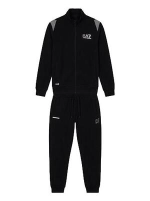 EA7 Tracksuit Size Cotton, Polyester, Elastane - Black