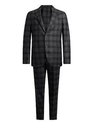Montedoro By Slowear Suit Size Virgin Wool - Charcoal