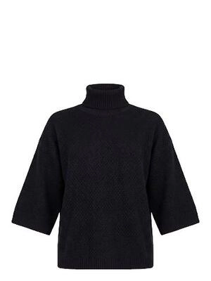 Fabiana Filippi Virgin Wool, Silk, And Cashmere Turtleneck - Blue