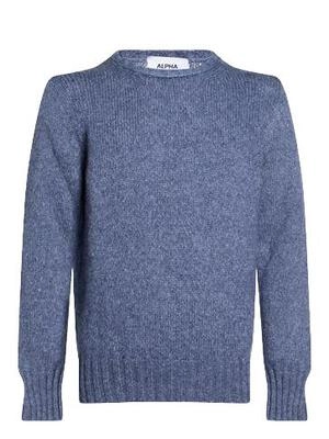 Alpha Studio Sweater Size Wool, Polyamide, Alpaca Wool - Blue