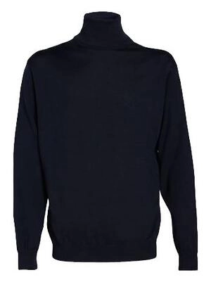 Paul & Shark Turtleneck Size Virgin Wool, Silk - Blue