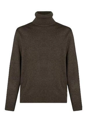Paul & Shark Turtleneck Sand Size Virgin Wool, Viscose, Cashmere - Brown