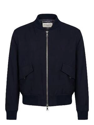 Officine Générale Wool Bomber Jacket - Navy