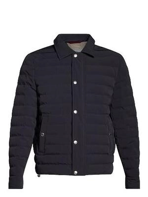 Brunello Cucinelli Quilted Puffer Jacket - Grey