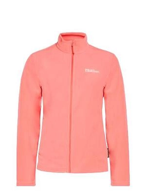 JACK WOLFSKIN Fleece Zip Up Sweatshirt - Pink