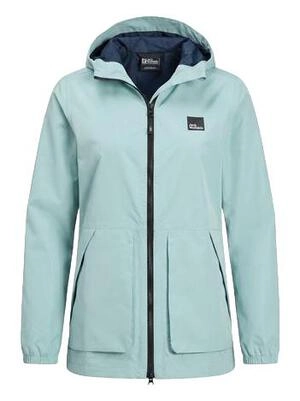 JACK WOLFSKIN Waterproof Hooded Jacket - Blue