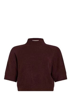 MANILA GRACE Turtleneck Size Viscose, Polyester, Polyamide - Burgundy