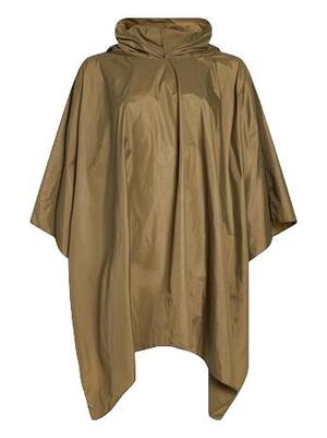 CARLA G. CARLA G. Military Green Polyamide Poncho Green