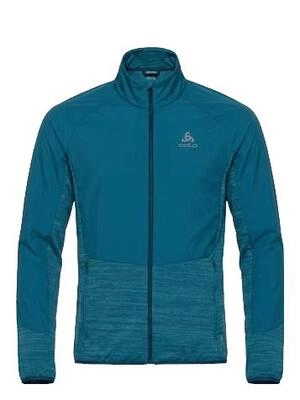 ODLO ODLO Military Green Polyester Blend Athletic Jacket Blue