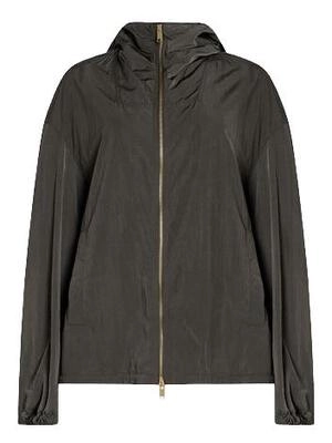 Fabiana Filippi Hooded Polyamide Jacket - Grey