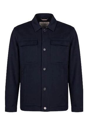 Paul & Shark Virgin Wool Overshirt - Blue