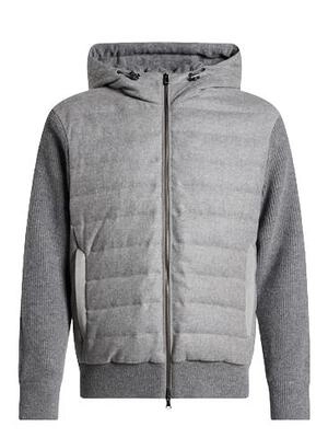 Paul & Shark Virgin Wool & Cashmere Down Puffer Jacket - Grey