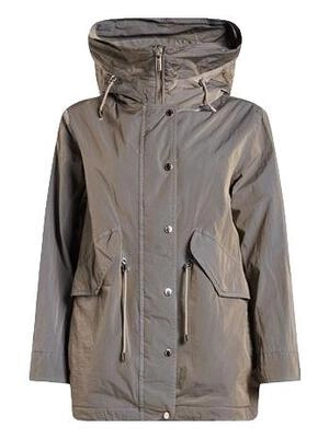 MOORER Taupe Polyamide Parka - Grey