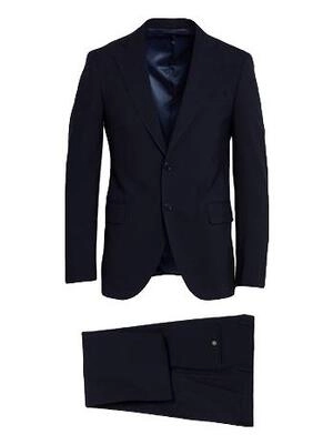 TOMBOLINI Suit Midnight Size Polyester, Wool, Elastane - Blue