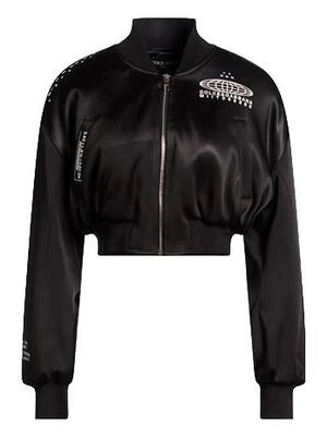 Dolce & Gabbana Acetate And Viscose Bomber Jacket - Black