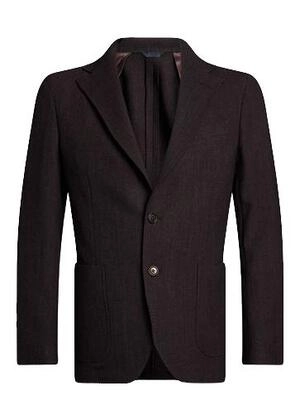 TOMBOLINI Blazer Dark Size Wool - Brown