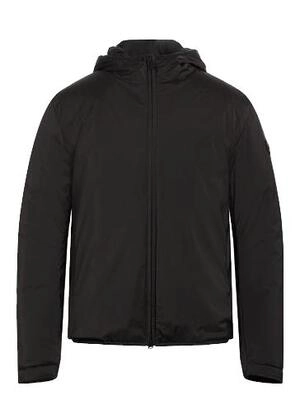 COLMAR Puffer Jacket In Military Polyester And Elastane - Black