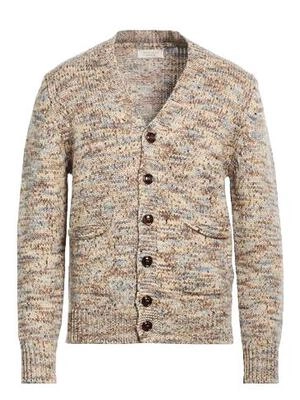 WOOL & CO Merino Wool Cardigan - Beige