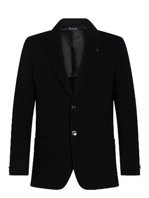 PAOLONI Blazer Size Cotton, Elastane - Black