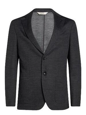 PAOLONI Blazer Charcoal Size Wool, Acrylic, Polyamide - Grey