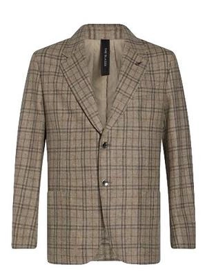 PAOLONI Blazer Size Virgin Wool, Cashmere - Beige