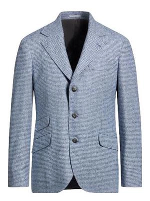 Brunello Cucinelli Blazer Size Silk, Wool, Cashmere - Blue