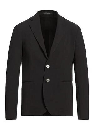 Emporio Armani Blazer Size Elastomultiester - Black