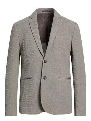 Emporio Armani Blazer Light Size Virgin Wool, Elastane - Grey