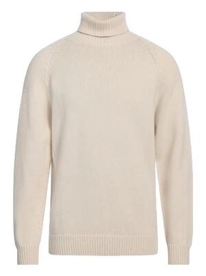 LARDINI Turtleneck Ivory Size Cashmere - White