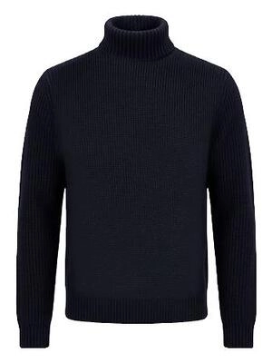 ZANONE Turtleneck Size Virgin Wool - Blue