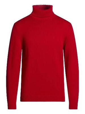 ZANONE Turtleneck Size Virgin Wool - Red