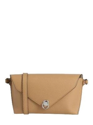 GIANNI CHIARINI Small Light Leather Flap Bag - Beige