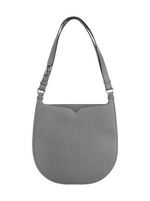 VALEXTRA Calfskin Shoulder Bag - Grey