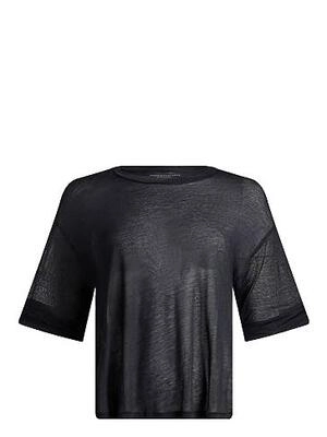 Majestic Filatures Modal Cashmere T-shirt - Black