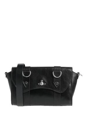 VIVIENNE WESTWOOD Leather Crossbody Bag - Black