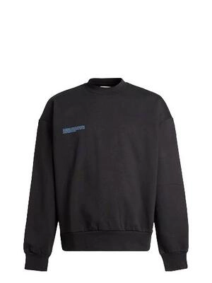 PANGAIA Organic Cotton Sweatshirt With Print - Black