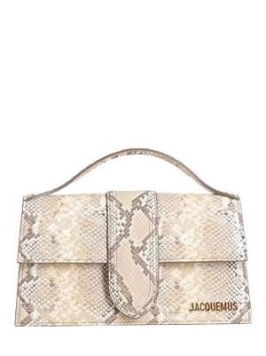 Jacquemus Grande Bambino Handbag In Goat Skin - Beige