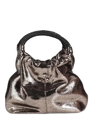 Jérôme Dreyfuss Handbag In Metallic Leather - Grey