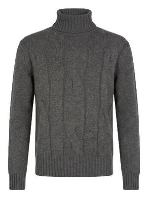 Alpha Studio Turtleneck Size Cashmere - Grey