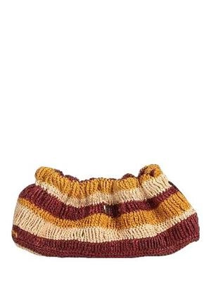 BA&SH BA & SH Multicolor Raffia Clutch