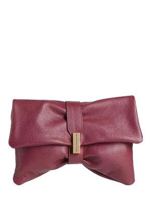 MARC ELLIS Leather Clutch Bag - Red