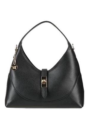 LAURA DI MAGGIO Leather Hobo Bag - Black