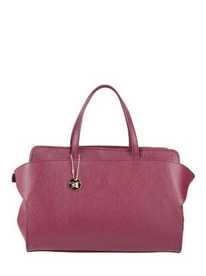 LAURA DI MAGGIO LAURA DI MAGGIO Pebbled Leather Tote Bag Plum