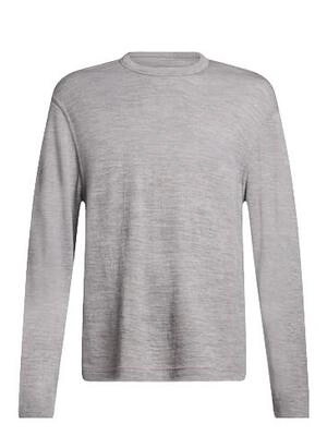 Officine Générale Light Wool Polyamide Crewneck Sweater - Light Grey
